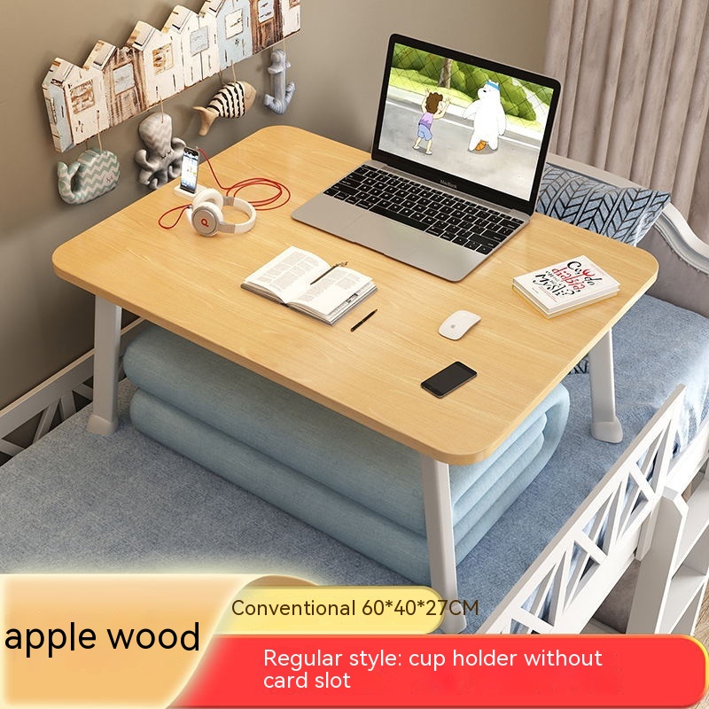Folding Computer Bedroom Card Slot Bed Desk | eBay